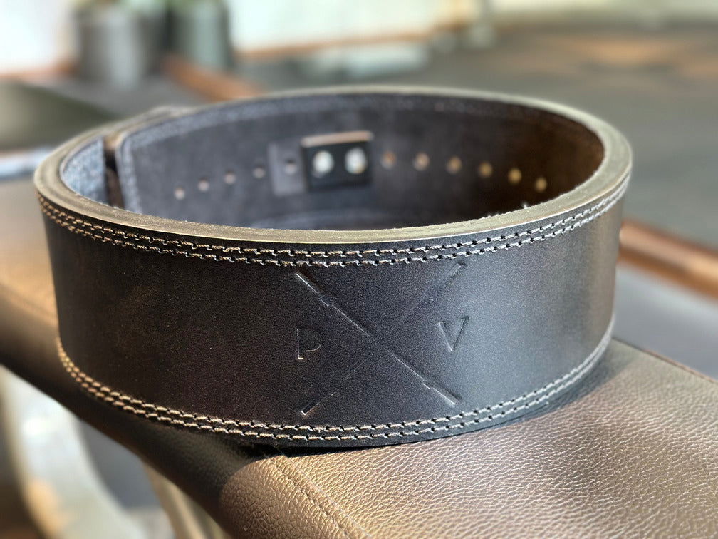 13MM Stealth Black Lever Belt | Powerlifting Vault
